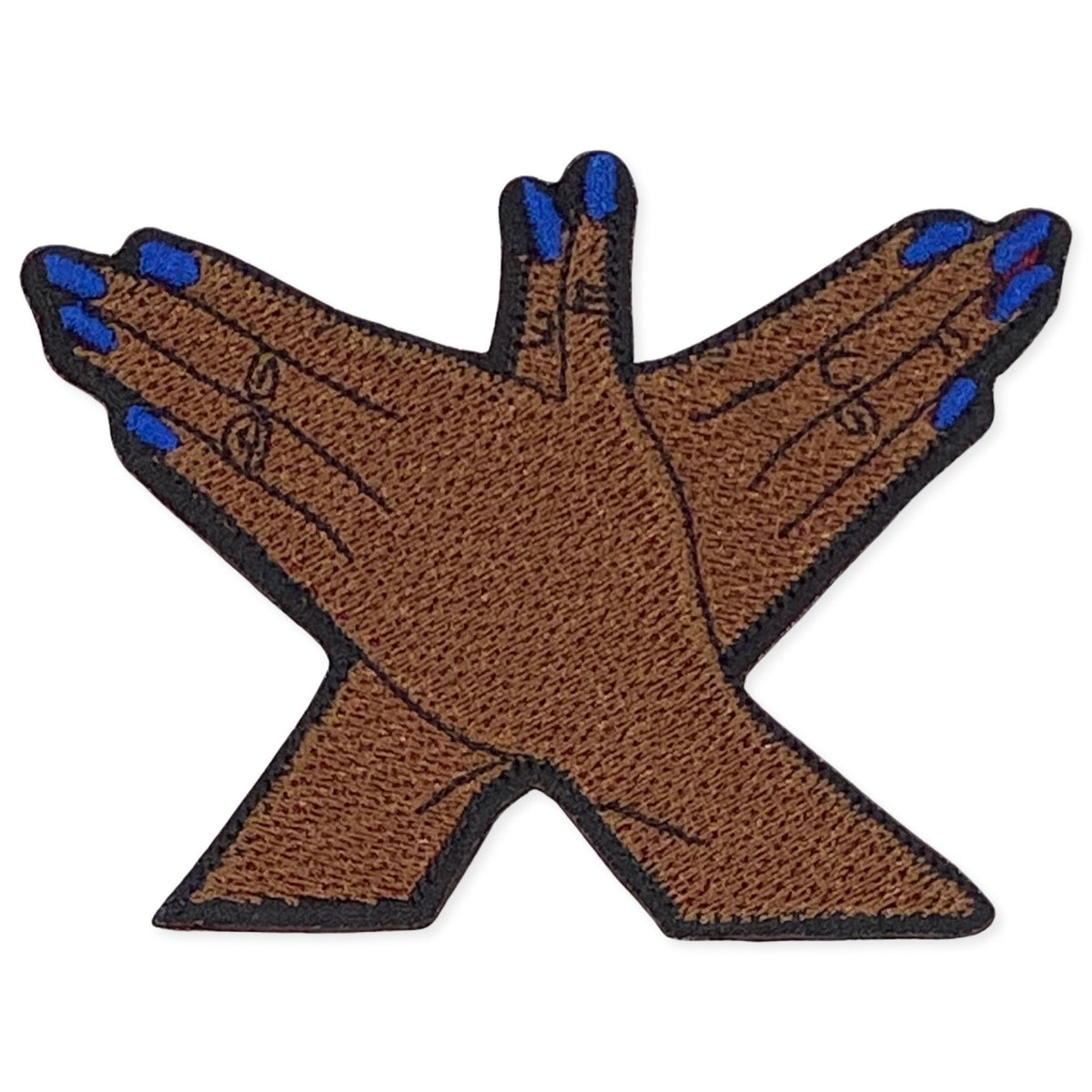 Zeta Hand Sign- Dove – greekpatches